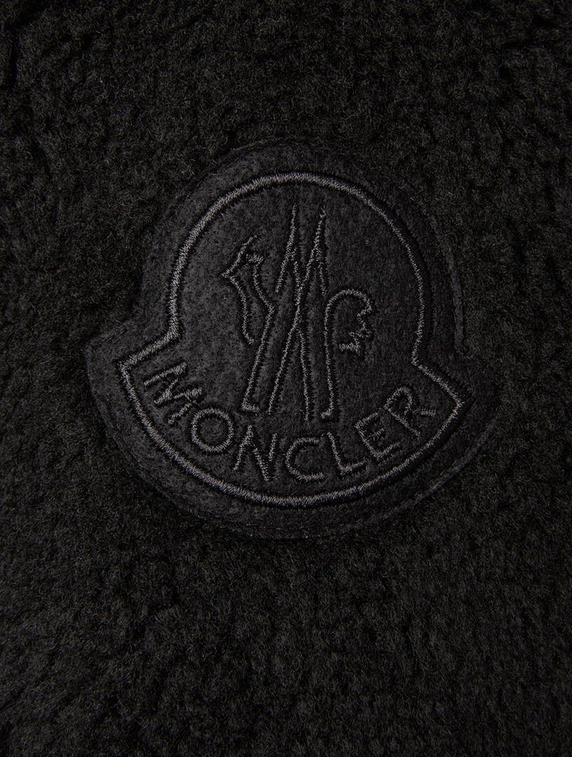 MONCLER Fuzzy Zip Cardigan With Hood | Holt Renfrew Canada