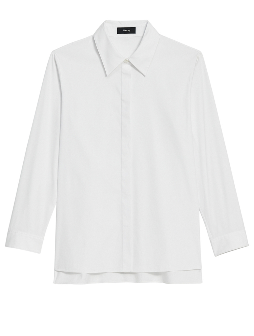 THEORY Cotton Trapeze Shirt | Holt Renfrew Canada