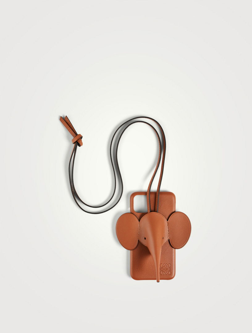 LOEWE Elephant Leather Phone 11 Case | Holt Renfrew Canada
