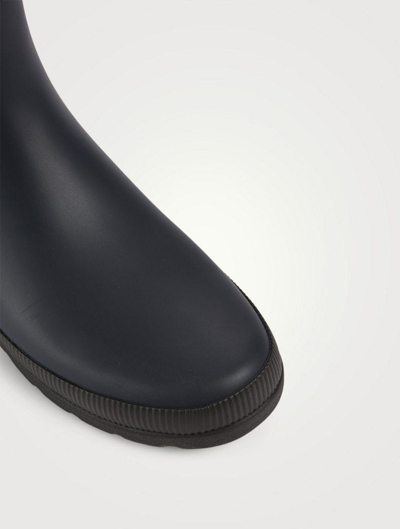 HUNTER Texture Block Rubber Chelsea Rain Boots | Holt Renfrew Canada