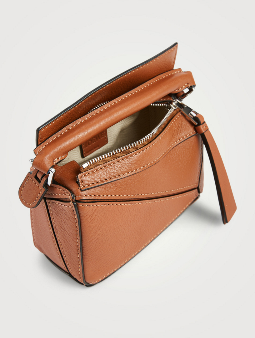 LOEWE Nano Puzzle Leather Crossbody Chain Bag | Holt Renfrew Canada
