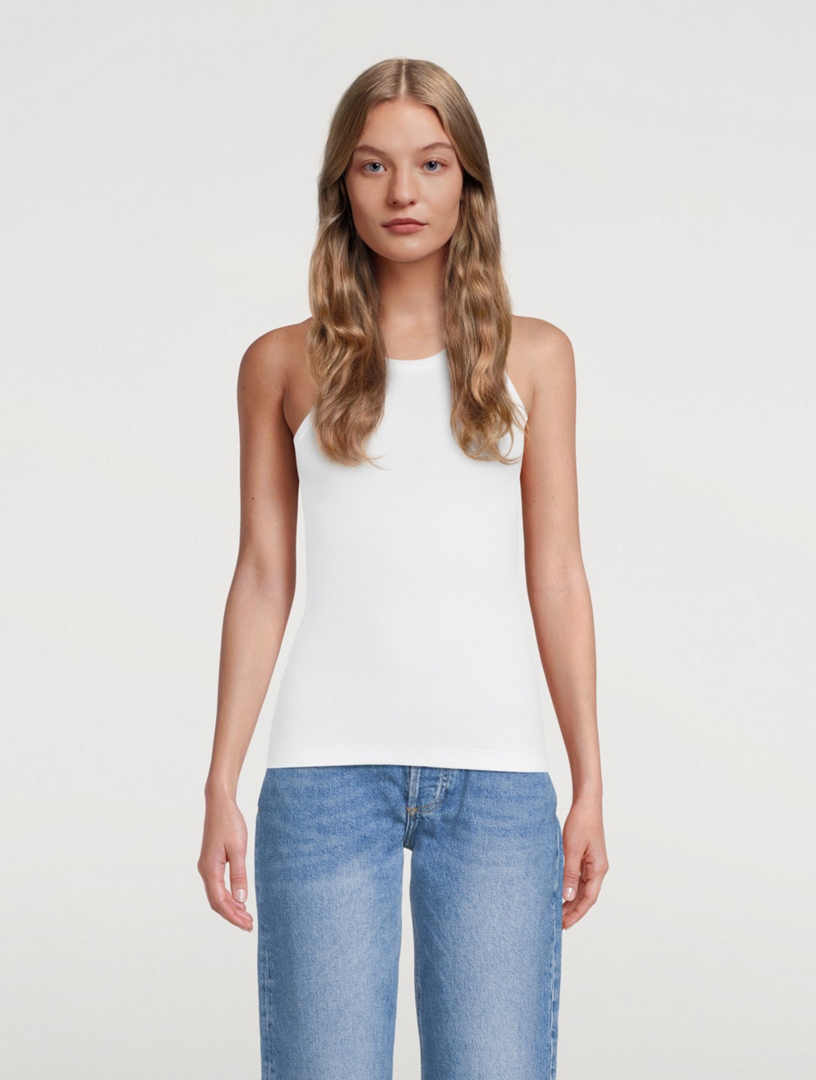 TOTÊME Curved Rib Tank Top | Holt Renfrew Canada