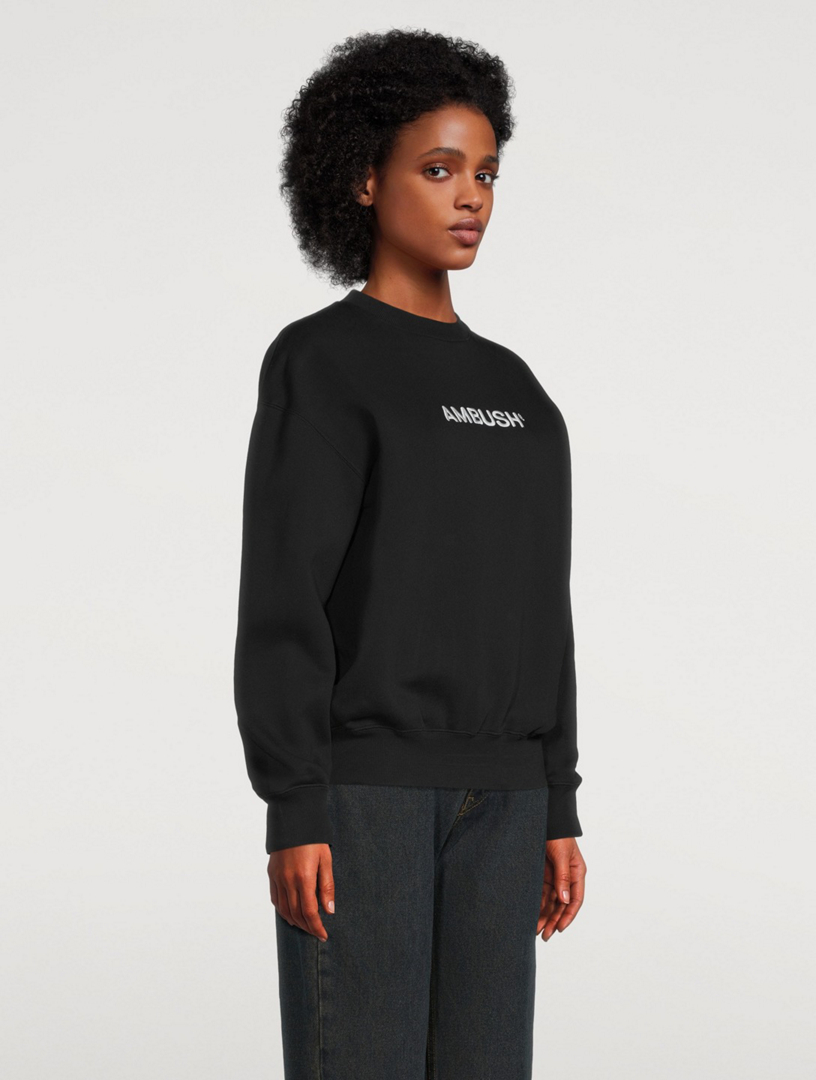 AMBUSH Crewneck Sweatshirt With Logo | Holt Renfrew Canada