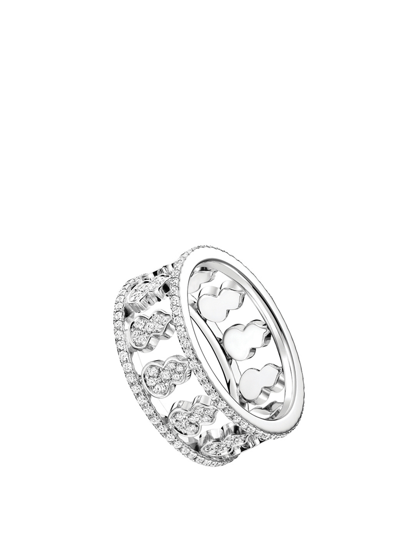 QEELIN Wulu 18K White Gold Ring With Diamonds | Holt Renfrew Canada