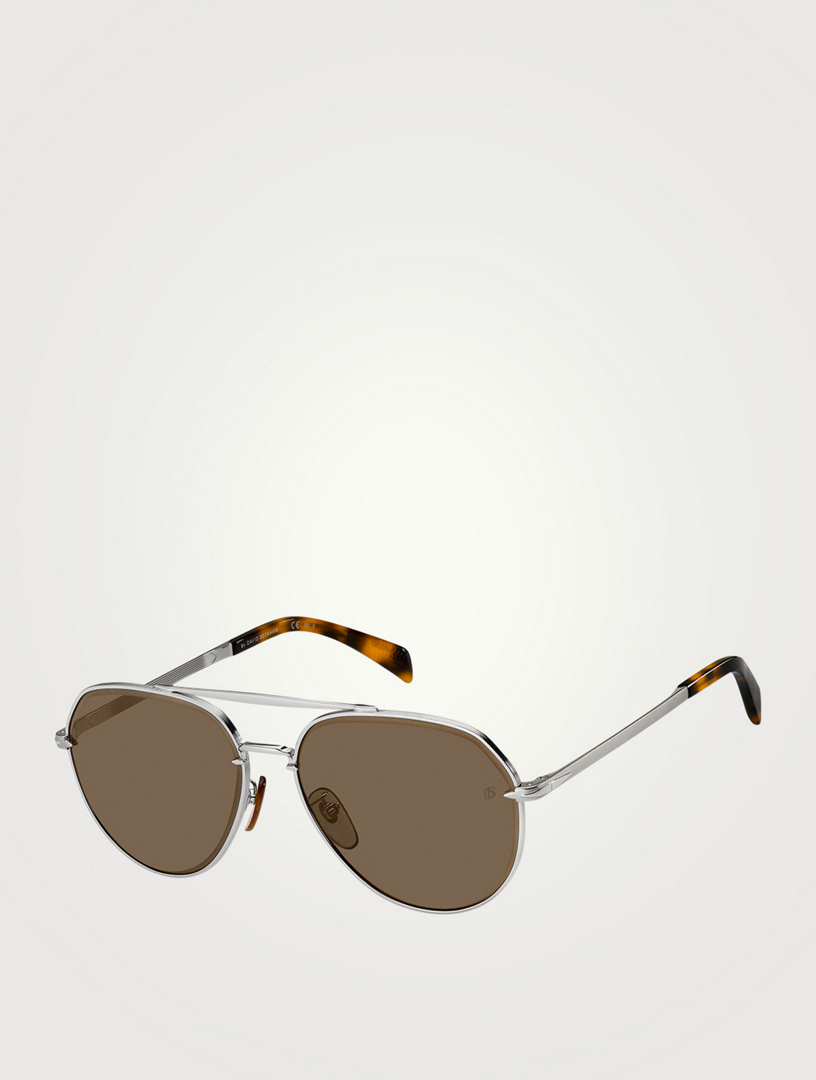 DAVID BECKHAM Aviator Sunglasses | Holt Renfrew Canada