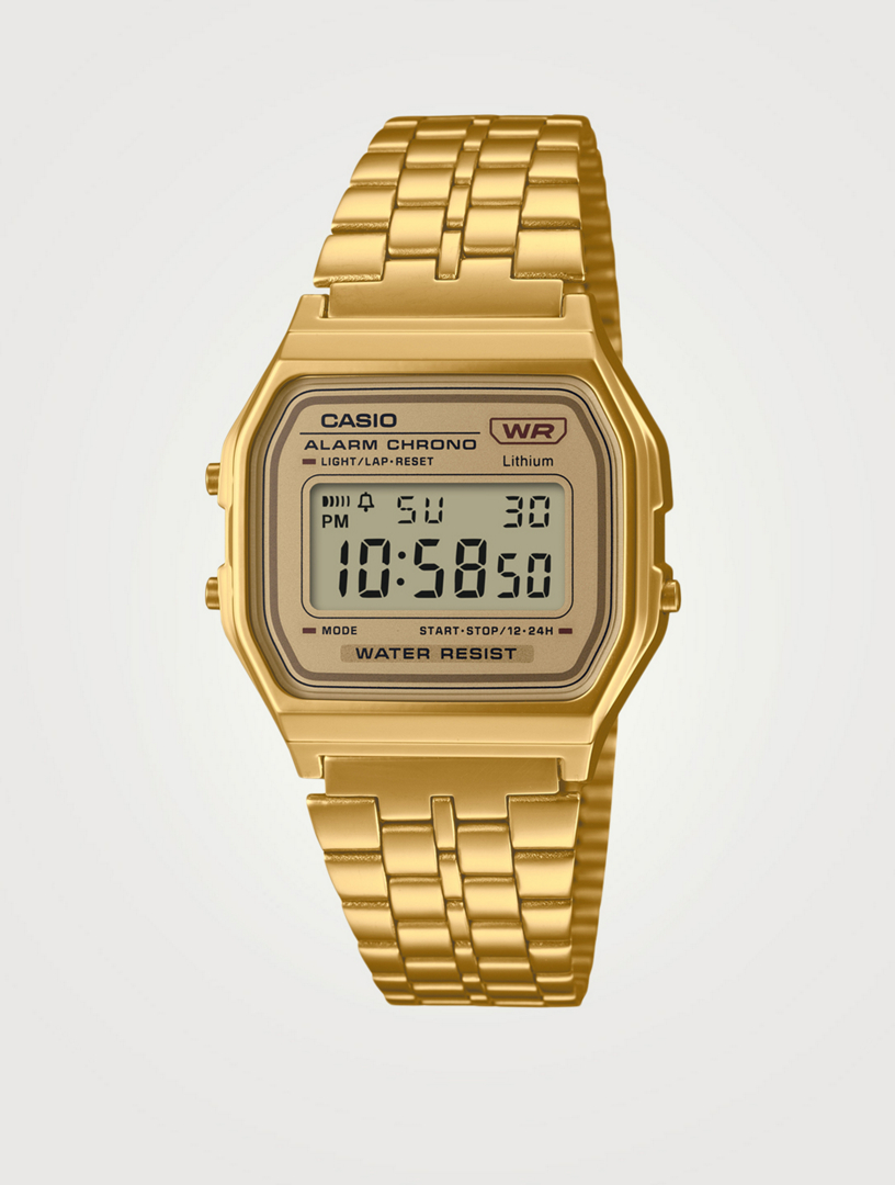 CASIO Vintage Collection Digital Five-Link Bracelet Watch | Holt ...