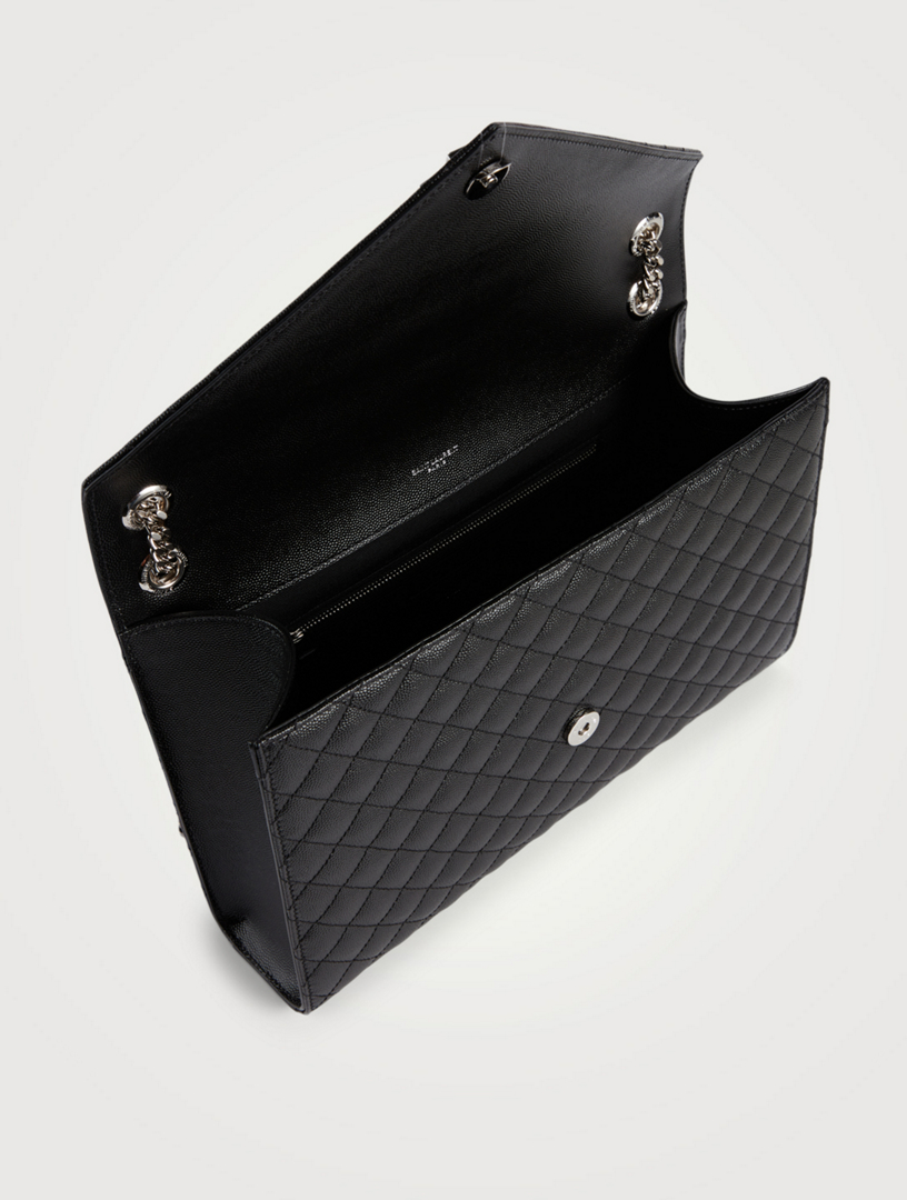 SAINT LAURENT Large YSL Monogram Leather Envelope Bag | Holt Renfrew Canada