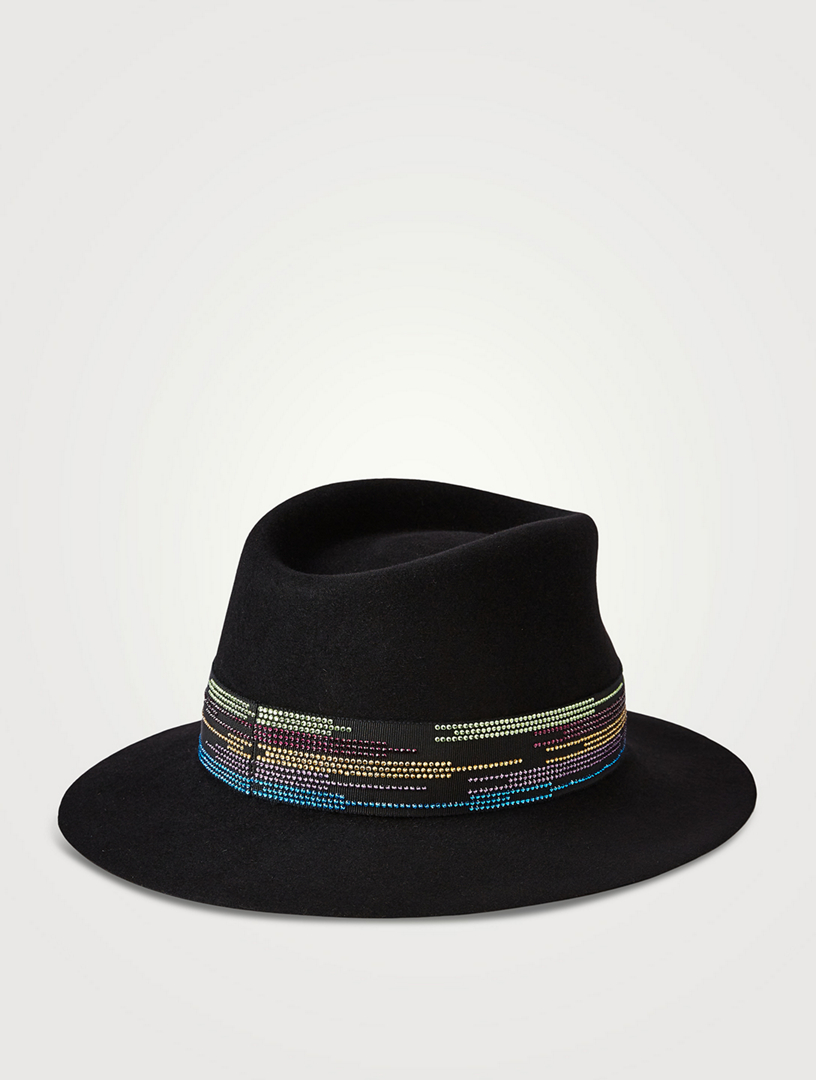 MAISON MICHEL Andre Wool Felt Hat | Holt Renfrew Canada