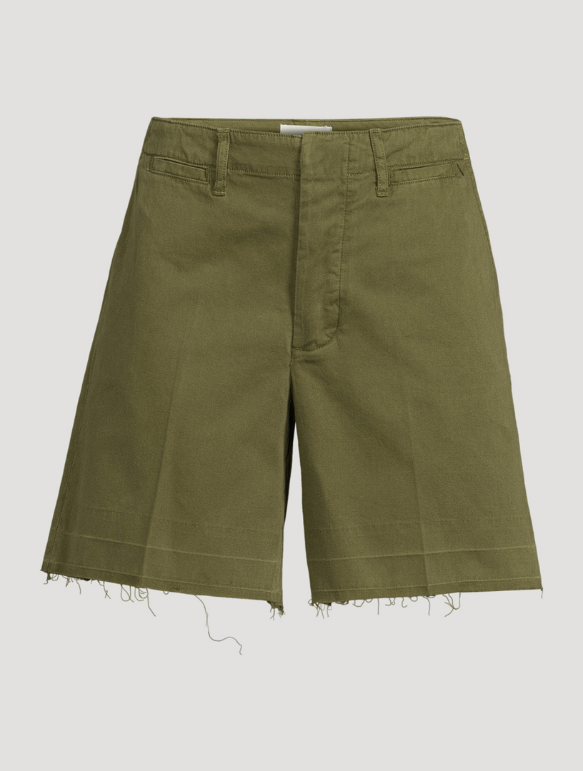 FRAME Le Tomboy Trouser Shorts | Holt Renfrew Canada