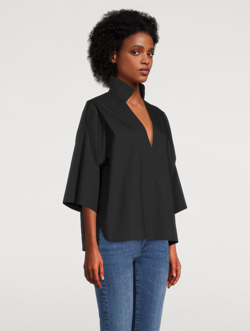 FRAME Channing Popover Blouse | Holt Renfrew Canada