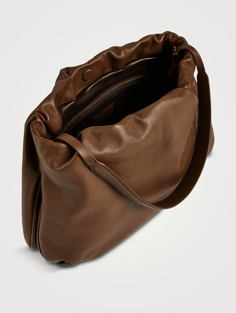 THE ROW Bourse Leather Shoulder Bag | Holt Renfrew Canada