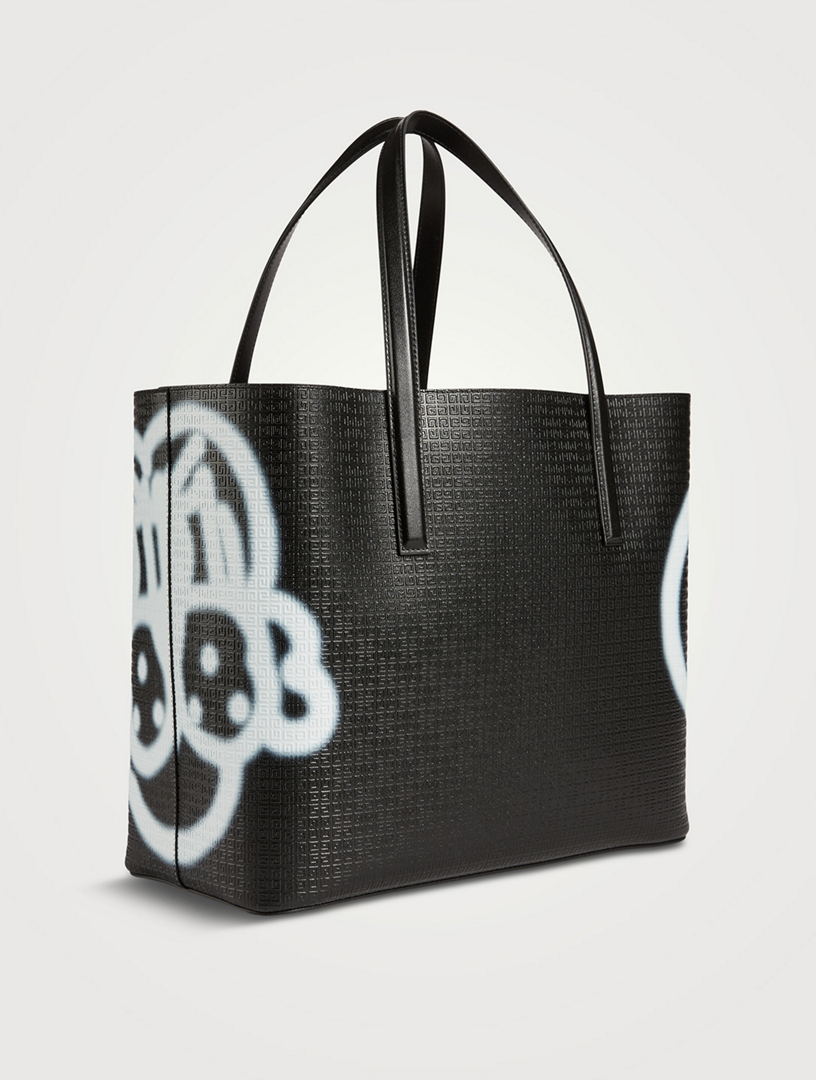 GIVENCHY Givenchy x Chito Wing Leather Tote Bag In Tag Effect Print ...