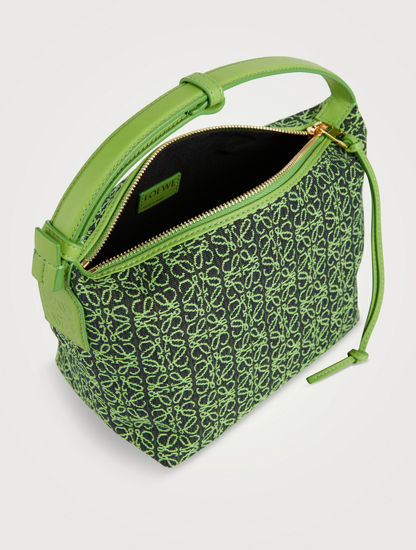 LOEWE Small Cubi Anagram Jacquard Canvas Shoulder Bag | Holt Renfrew Canada