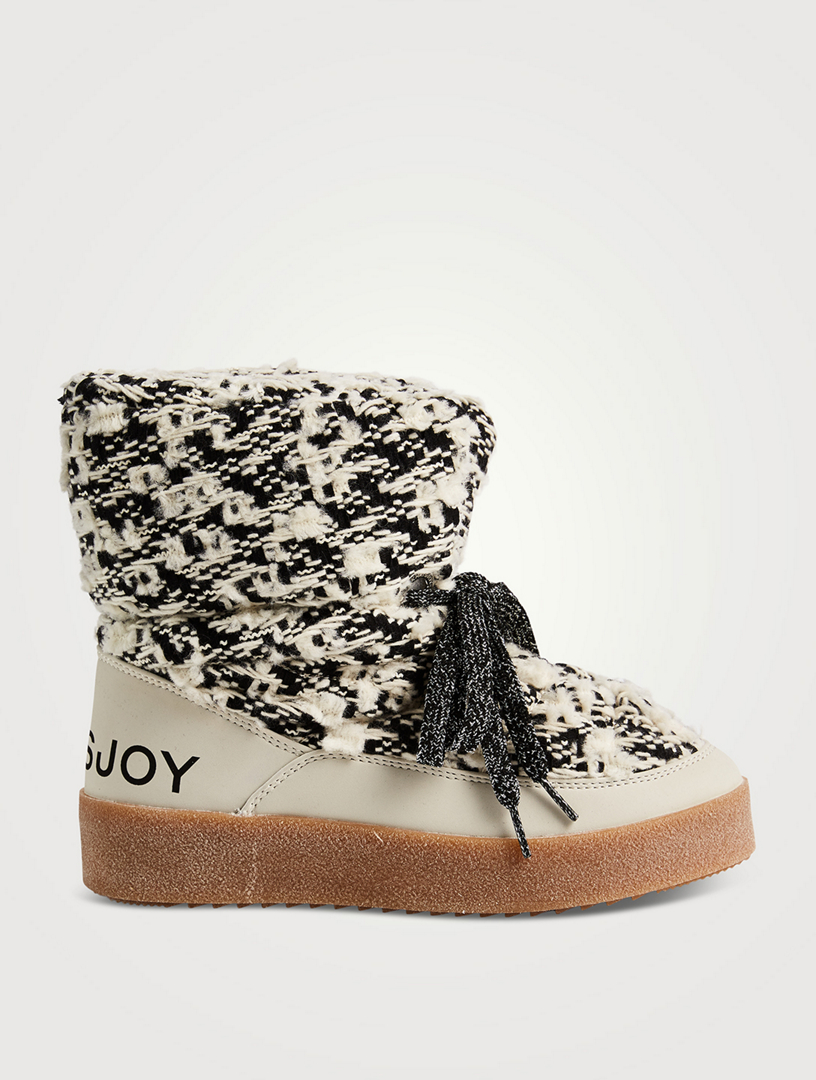 KHRISJOY Puff Tweed Ankle Boots | Holt Renfrew Canada