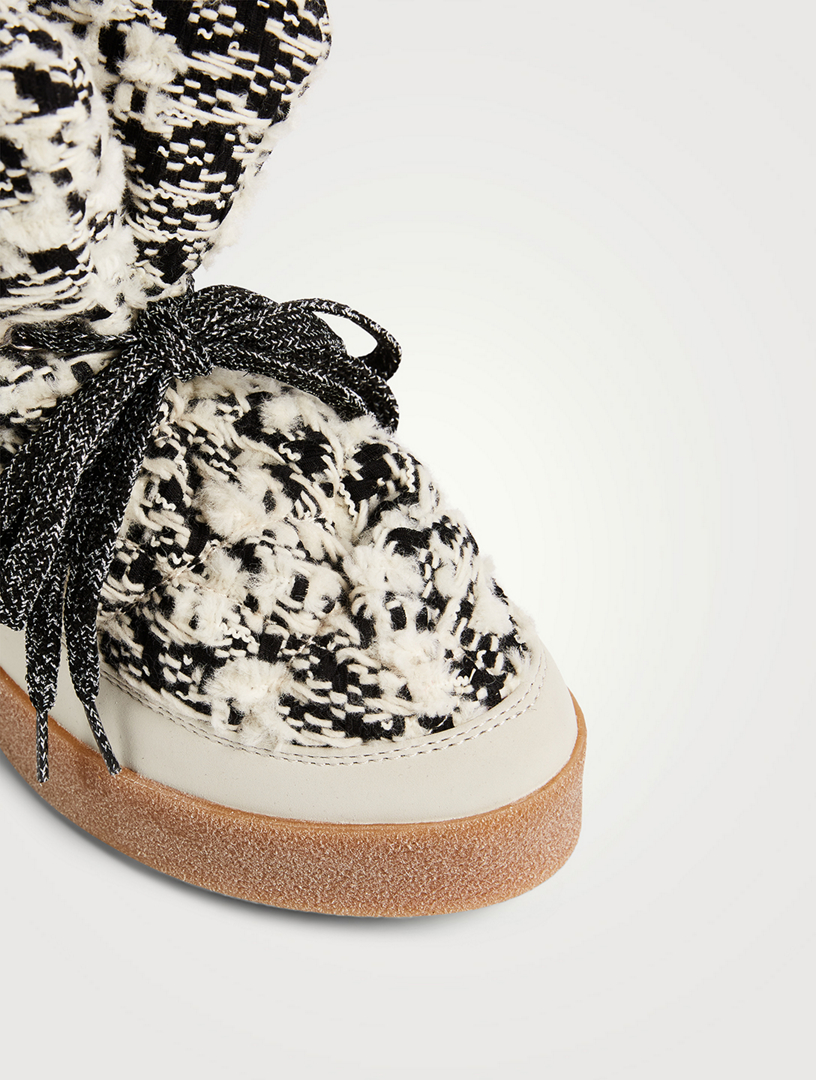 KHRISJOY Puff Tweed Ankle Boots | Holt Renfrew Canada