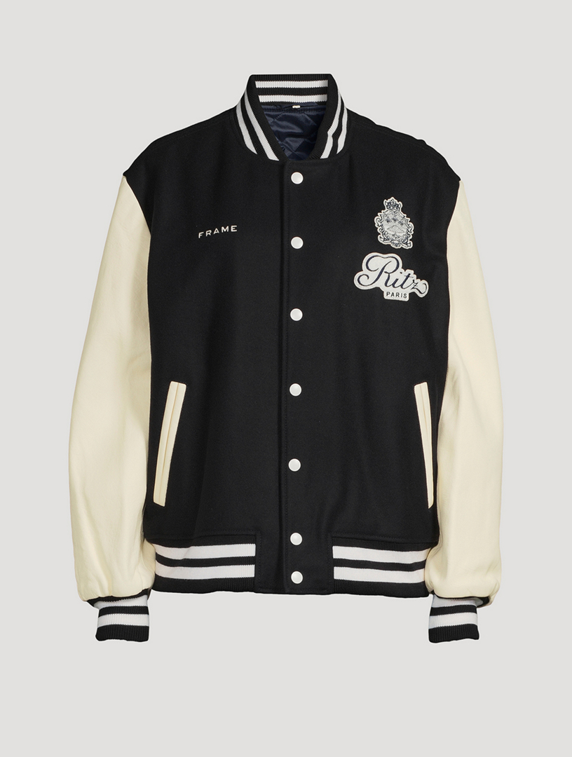 FRAME Frame x Ritz Paris Varsity Jacket | Holt Renfrew Canada