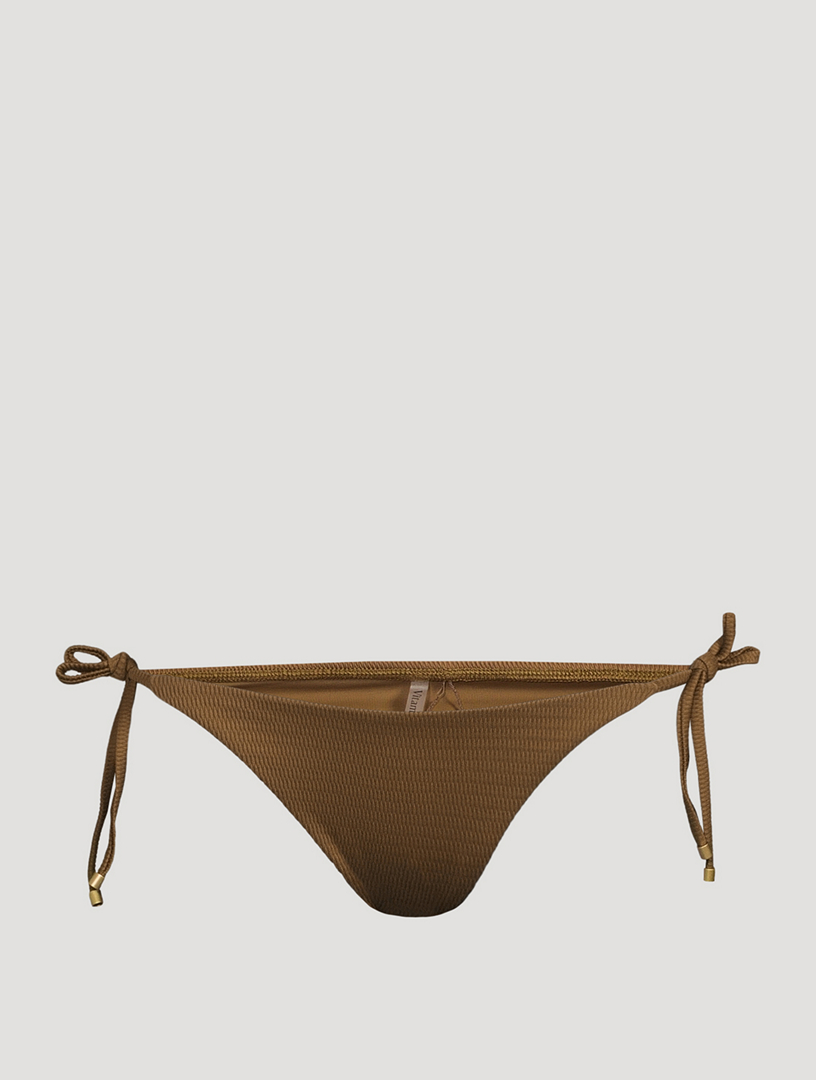 VITAMIN A Elle Tie Side Swim Bottoms | Holt Renfrew Canada