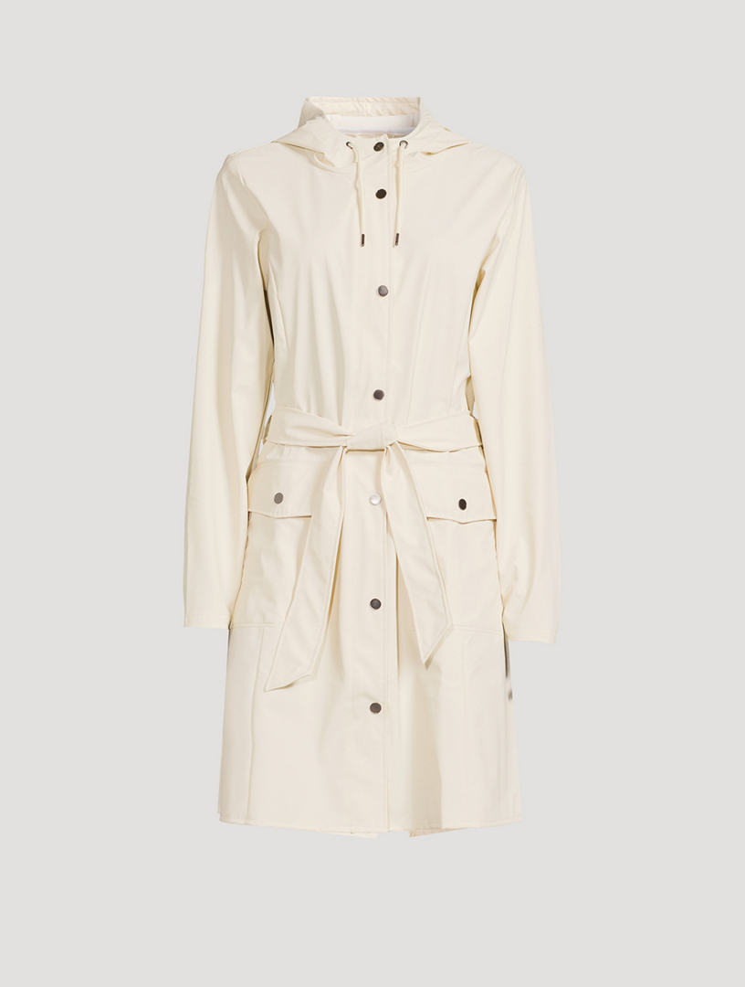 RAINS Curve Belted Rain Jacket | Holt Renfrew Canada