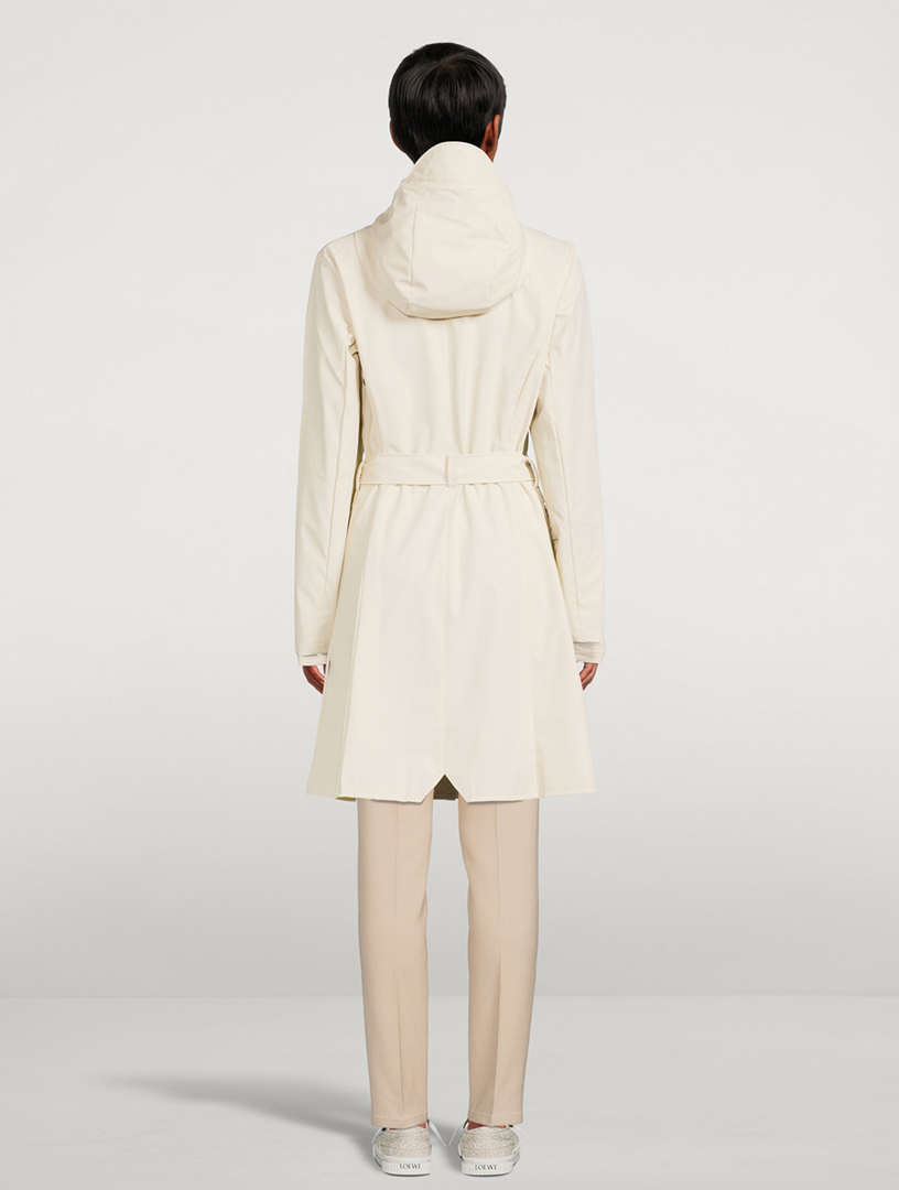 RAINS Curve Belted Rain Jacket | Holt Renfrew Canada