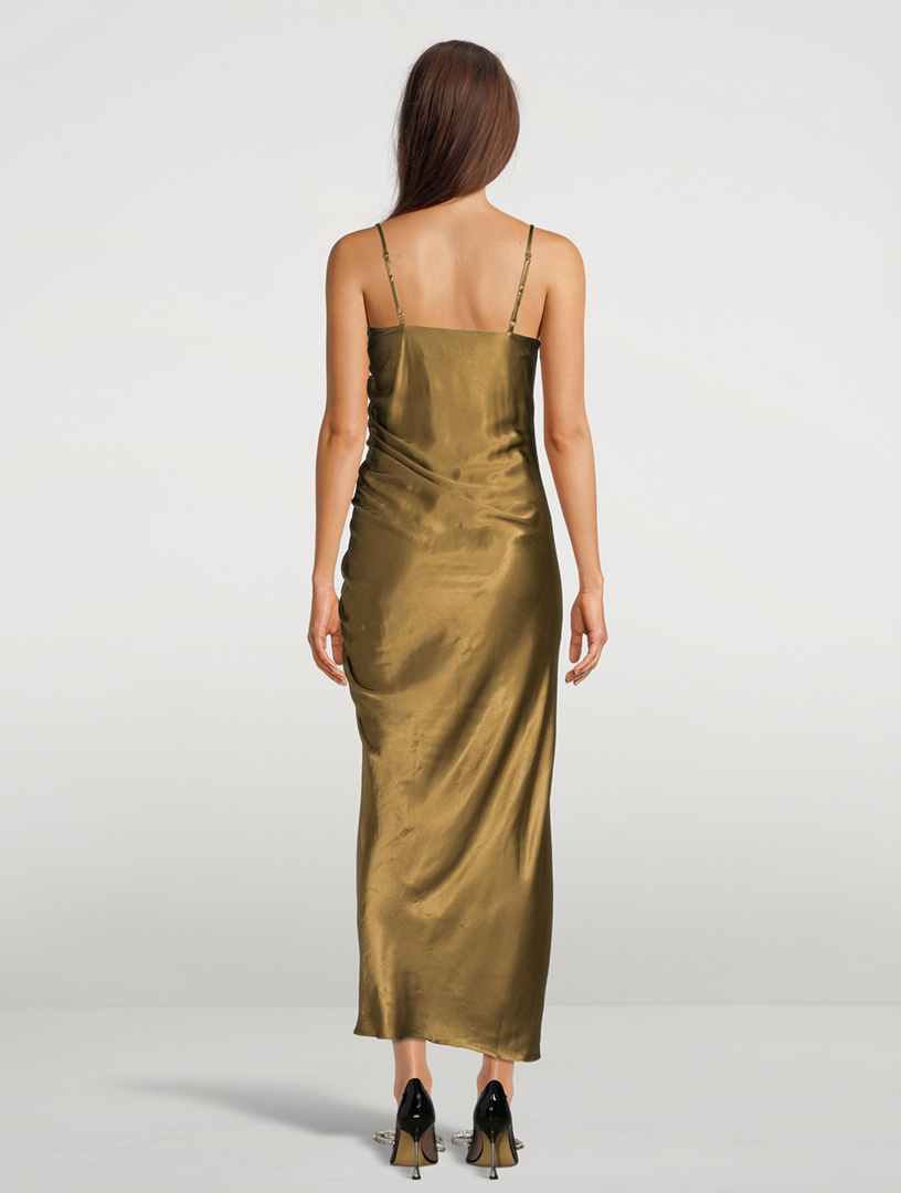 SHONA JOY Thalia Bias-Cut Midi Dress | Holt Renfrew Canada