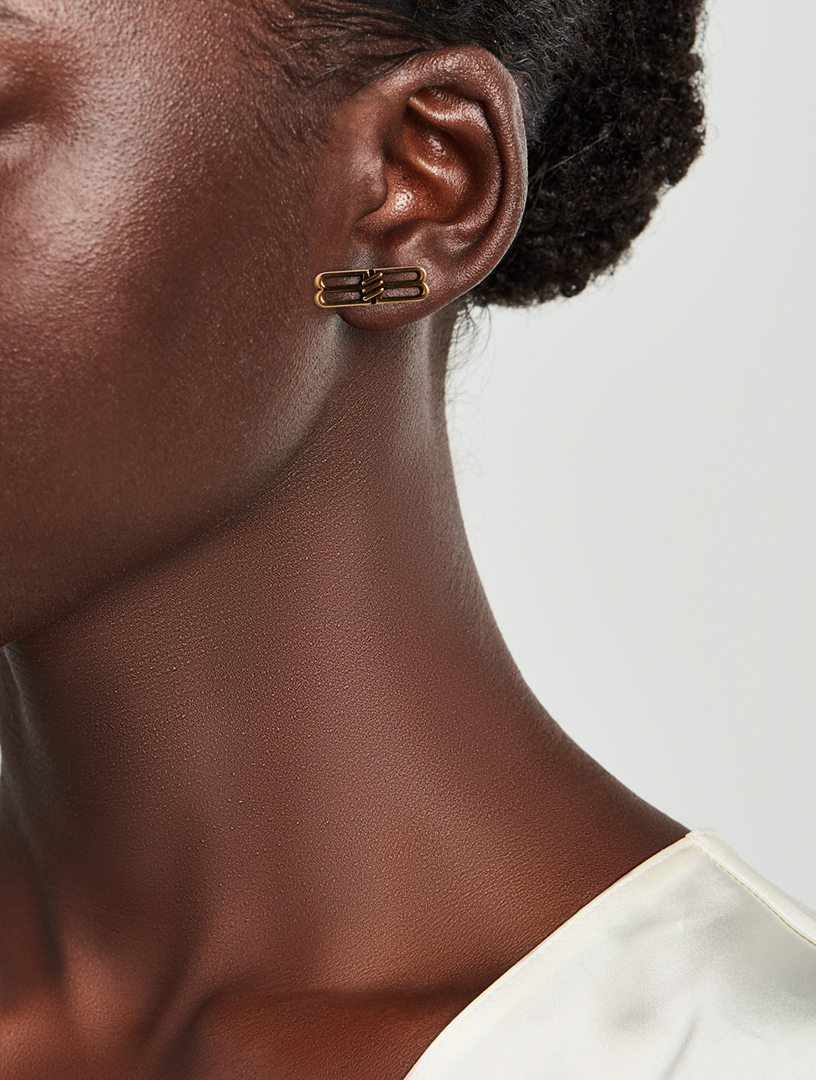 balenciaga bb earrings