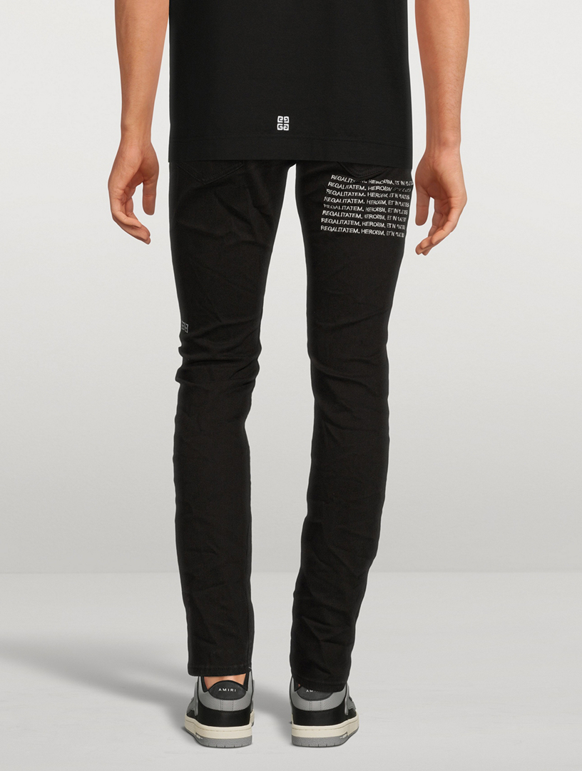 KSUBI Chitch K Patch Ace Slim-Fit Jeans | Holt Renfrew Canada