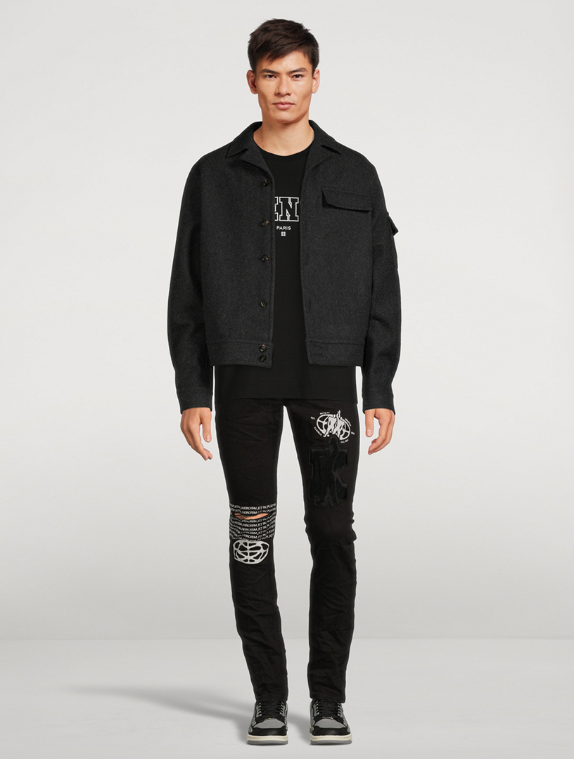 KSUBI Chitch K Patch Ace Slim-Fit Jeans | Holt Renfrew Canada