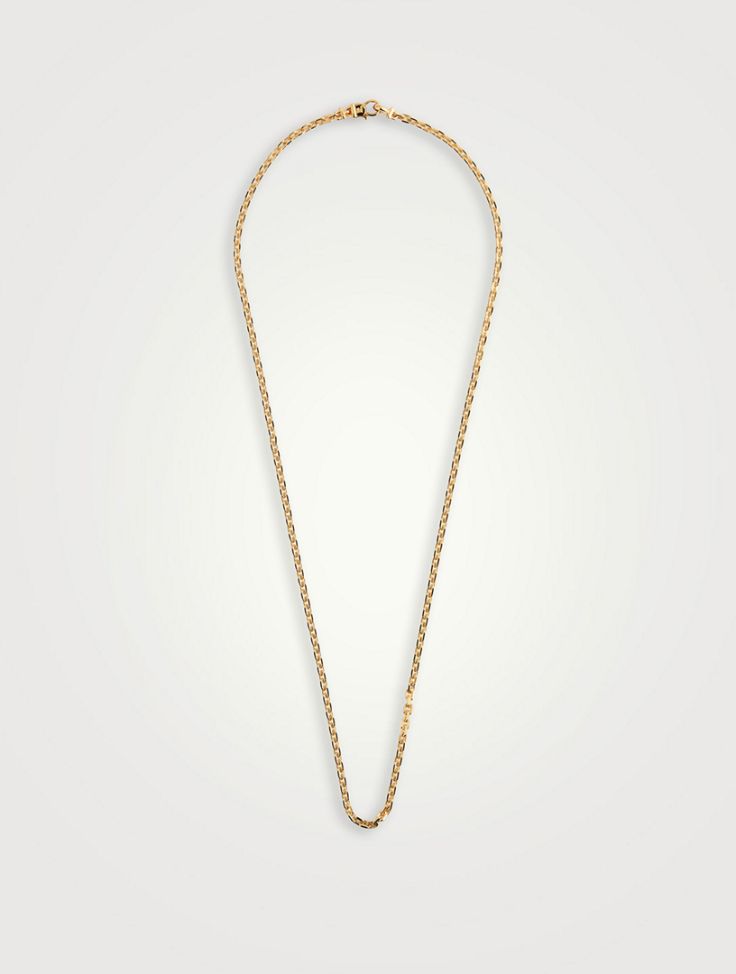 TOM WOOD Anker Gold-Plated Sterling Silver Chain Necklace | Holt ...