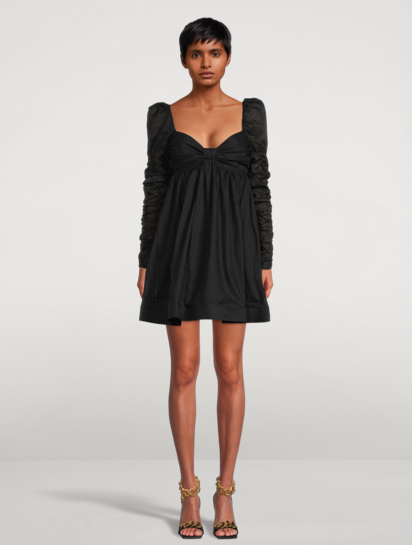 ZIMMERMANN Violet Twist-Front Mini Dress | Holt Renfrew Canada