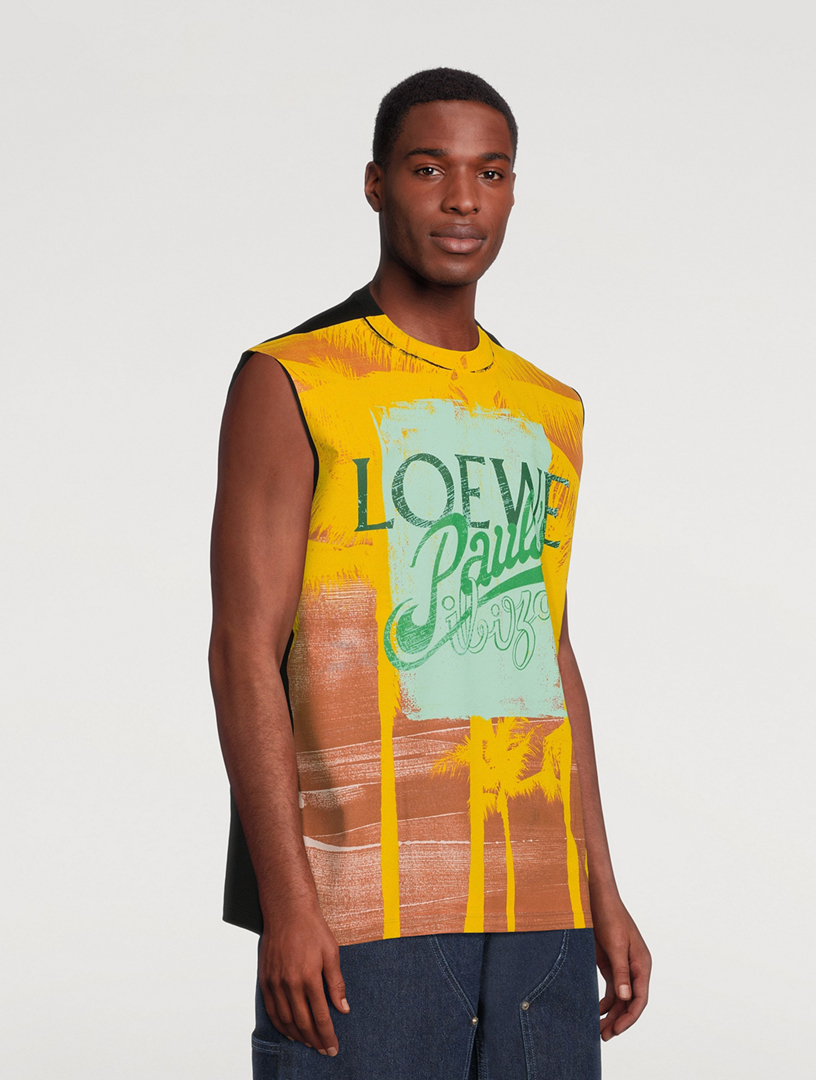 LOEWE Paula's Ibiza Palm Sleeveless T-Shirt | Holt Renfrew Canada