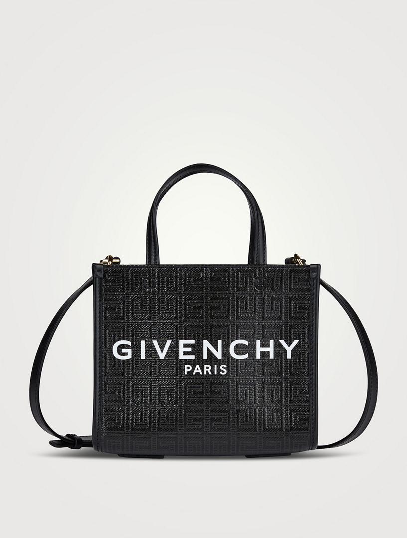 GIVENCHY Mini G Tote Embossed Coated Canvas Bag | Holt Renfrew Canada