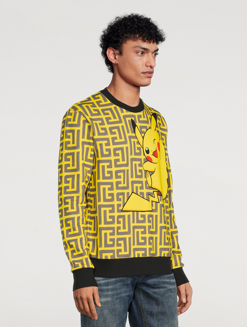 BALMAIN Pokémon x Balmain Printed Sweatshirt | Holt Renfrew Canada