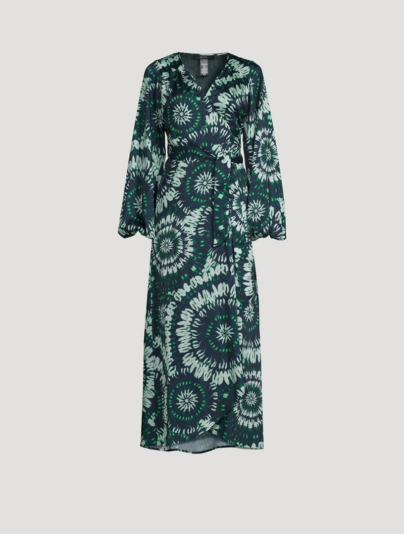 SMYTHE Wrap Dress In Mandala Print | Holt Renfrew Canada