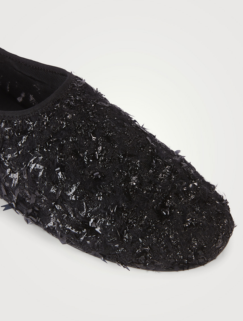 THE ROW Ozzy Embellished Slippers | Holt Renfrew Canada