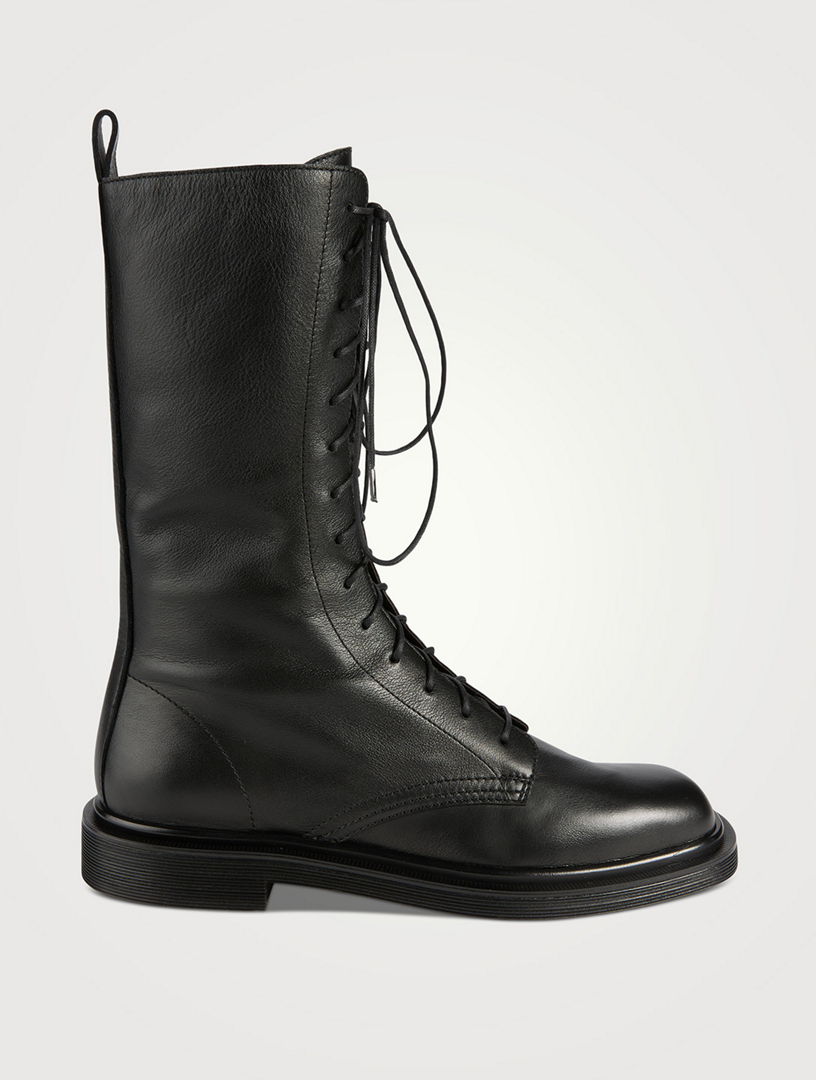 THE ROW Ranger Lace-Up Combat Boots | Holt Renfrew Canada