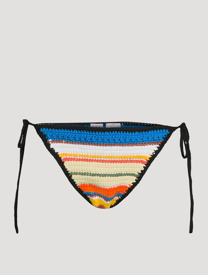 GANNI Crochet String Bikini Bottom | Holt Renfrew Canada