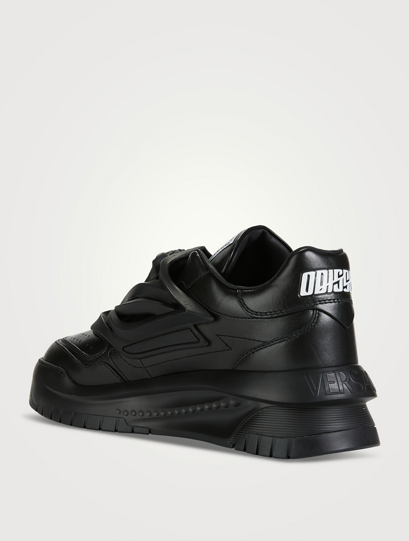 VERSACE Medusa Leather Slip-On Sneakers | Holt Renfrew Canada