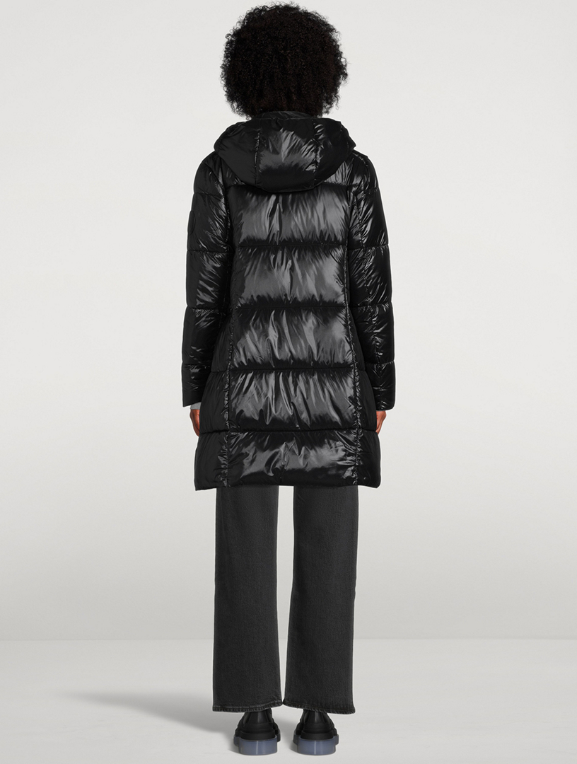 SAVE THE DUCK Ines Long Puffer With Hood | Holt Renfrew Canada