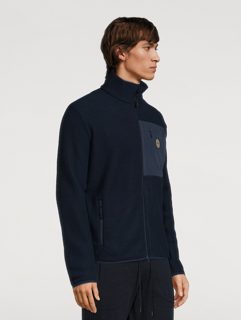 WE NORWEGIANS Fonna Wool Fleece Zip Jacket | Holt Renfrew Canada