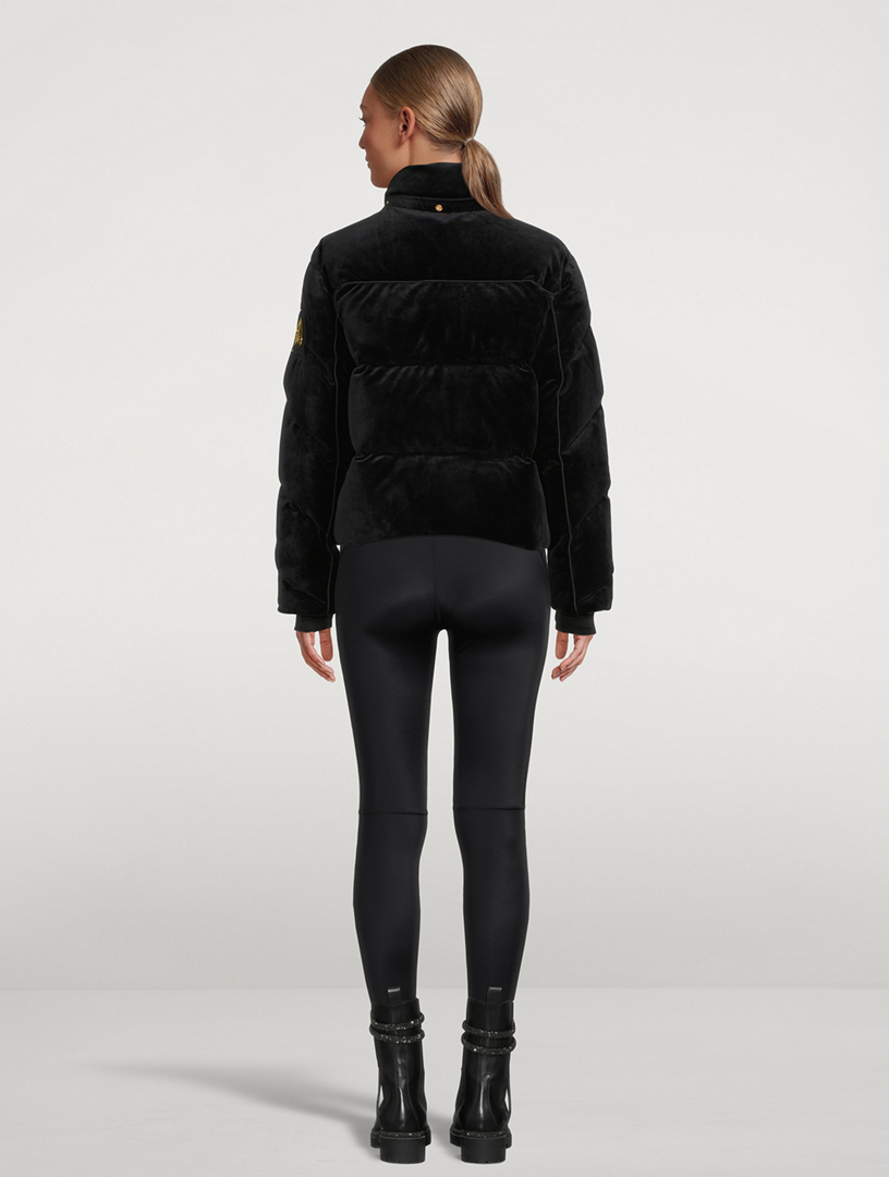 MOOSE KNUCKLES Seville Velour Down Puffer Jacket | Holt Renfrew Canada