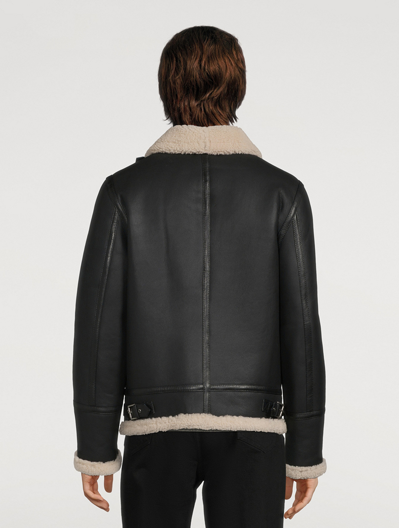 HiSO Ariel Genuine Sheepskin Shearling Aviator Jacket | Holt Renfrew Canada