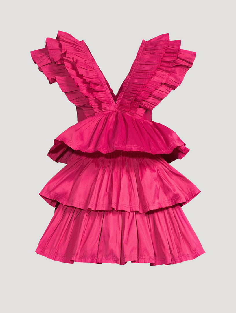 AJE Rhythmic Ruffled Mini Dress | Holt Renfrew Canada