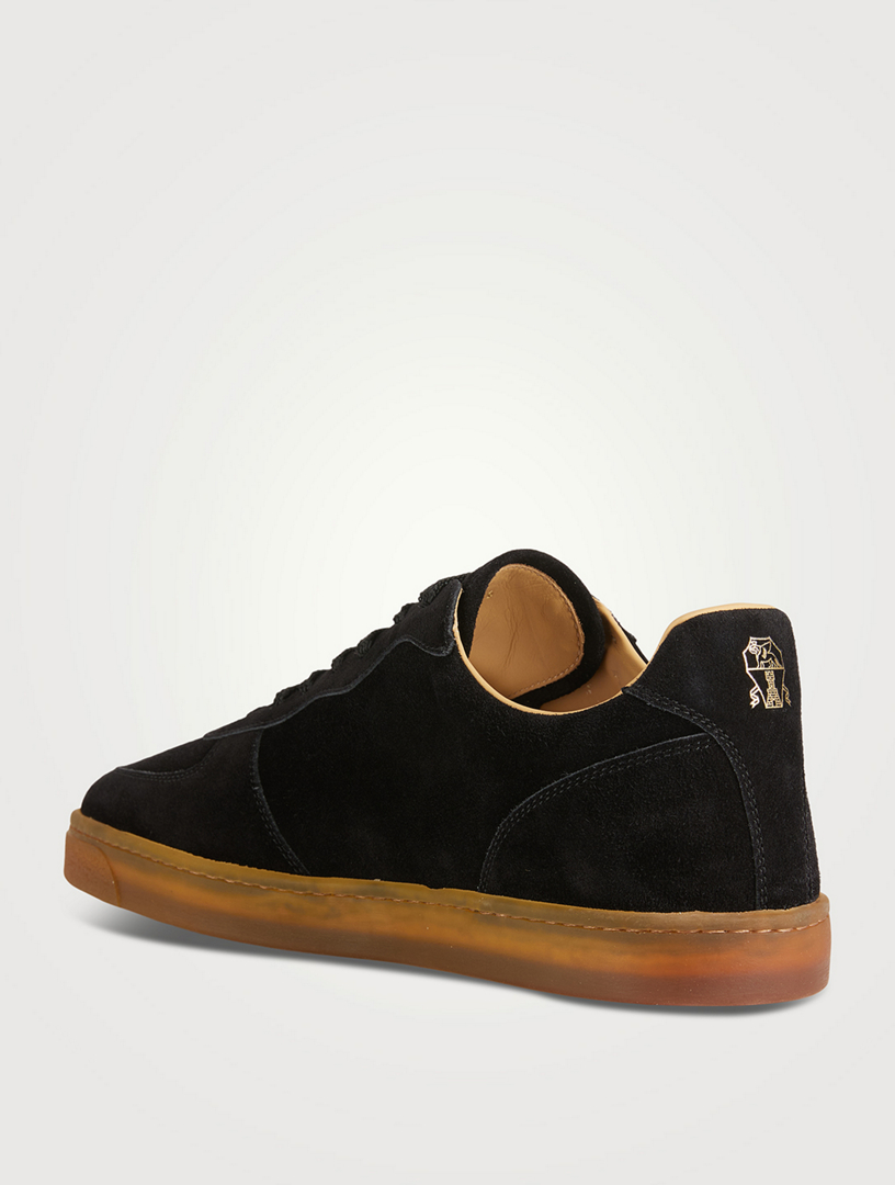 BRUNELLO CUCINELLI Washed Suede Sneakers | Holt Renfrew Canada