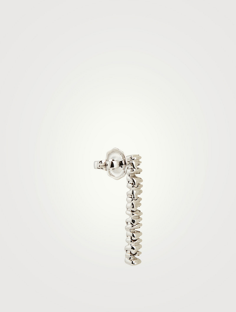 SUZANNE KALAN Mini Savannah 18K White Gold Diamond Drop Earrings | Holt ...