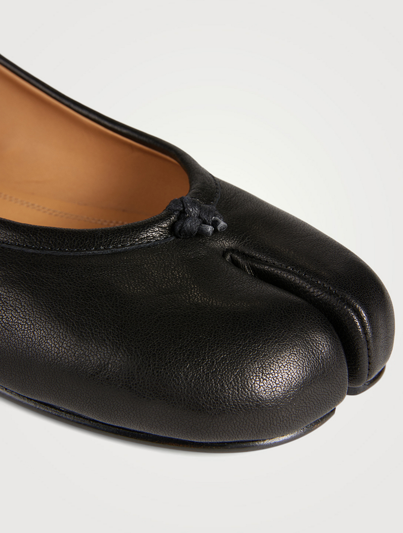 MAISON MARGIELA Tabi Leather Ballerina Flats | Holt Renfrew Canada
