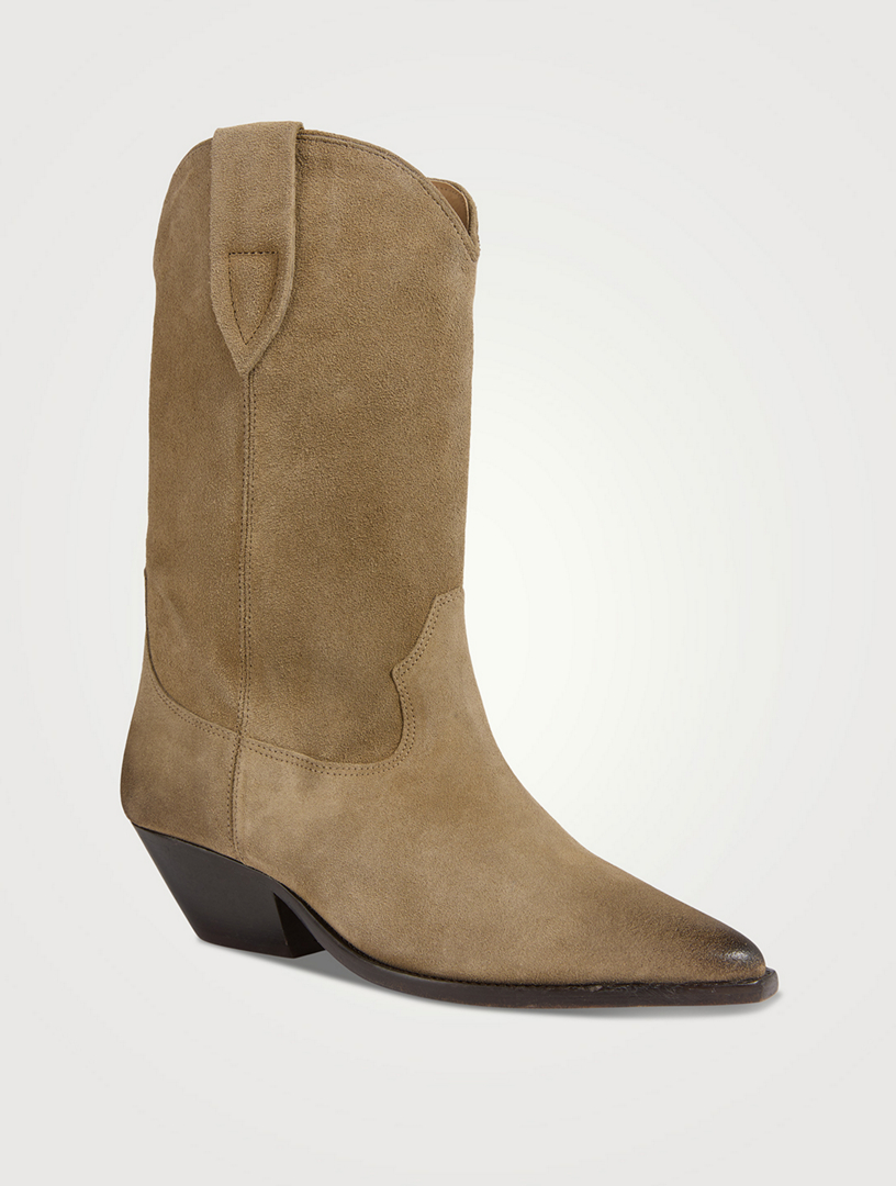ISABEL MARANT Duerto Suede Western Boots | Holt Renfrew Canada