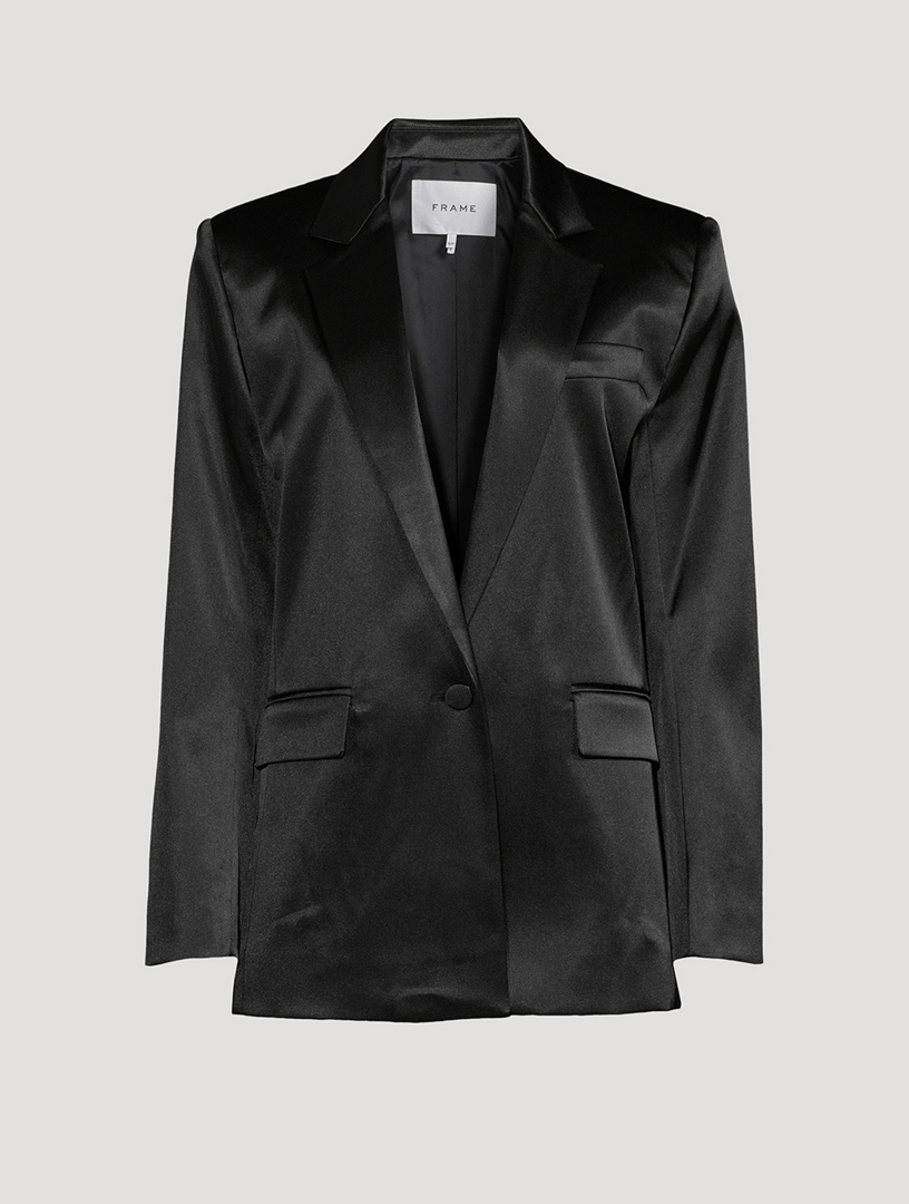 FRAME Satin Blazer | Holt Renfrew Canada