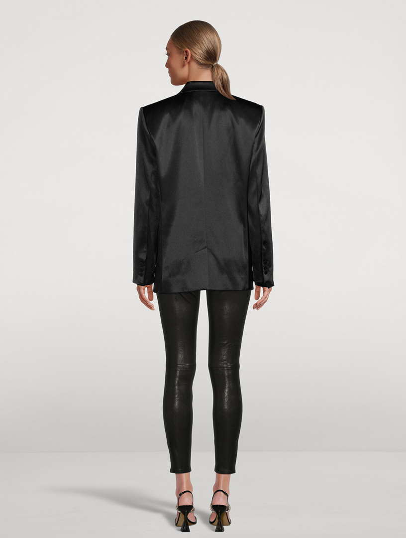FRAME Satin Blazer | Holt Renfrew Canada