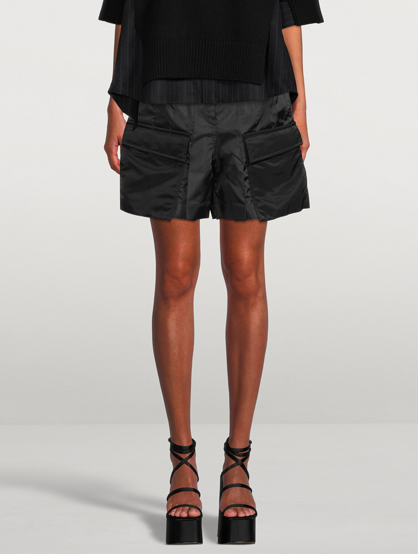 SACAI Nylon Twill Cargo Shorts | Holt Renfrew Canada