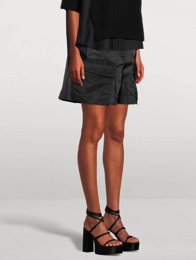 SACAI Nylon Twill Cargo Shorts | Holt Renfrew Canada